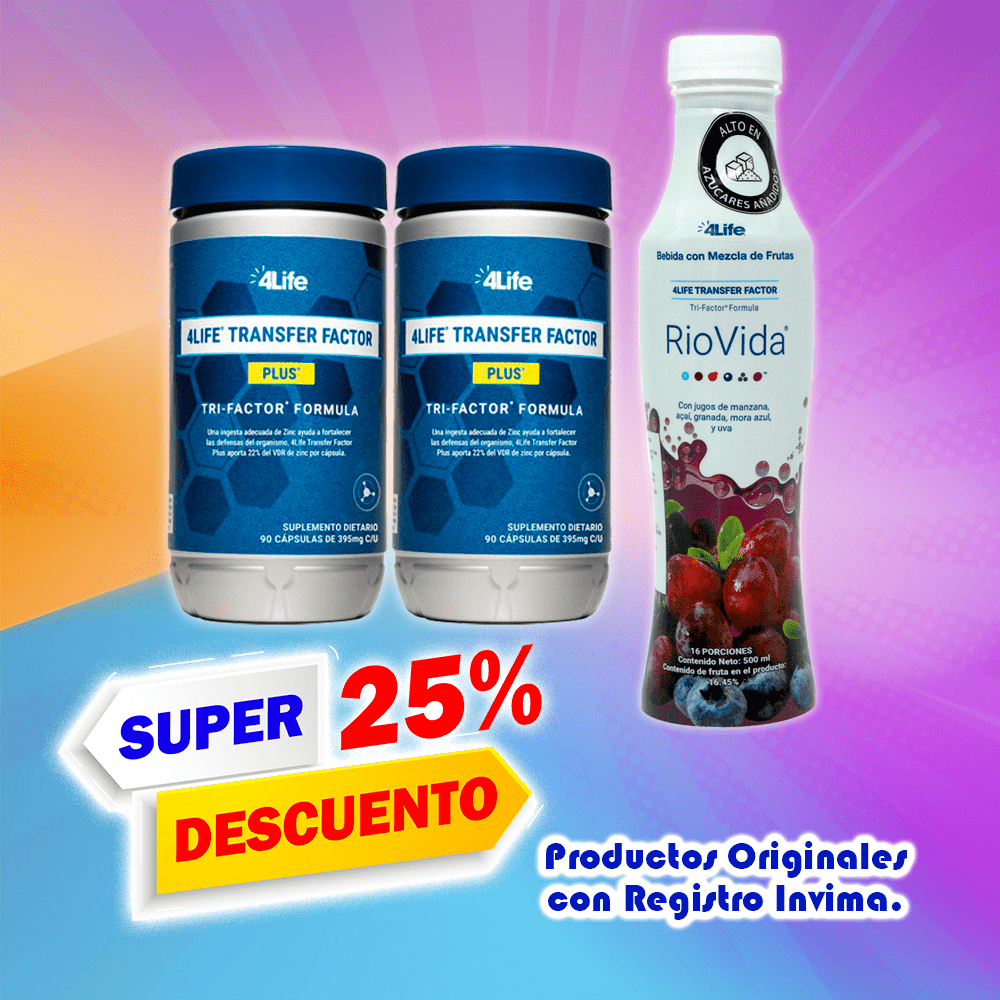 4Life - Transfer Factor Plus 4life Colombia Distribuidor Autorizado