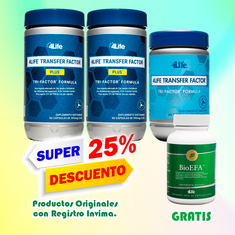 4Life - Transfer Factor Plus 4life Colombia Distribuidor Autorizado