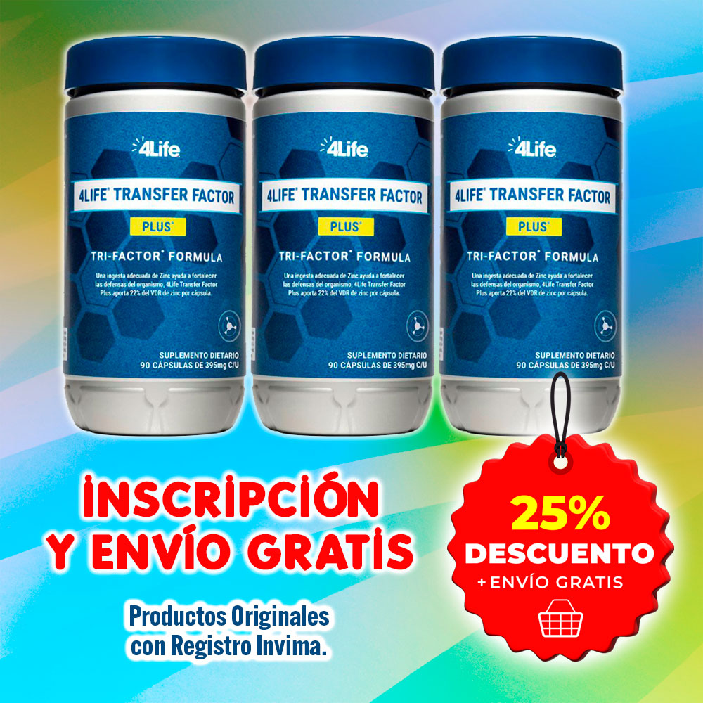 4Life - Transfer Factor Plus 4life Colombia Distribuidor Autorizado